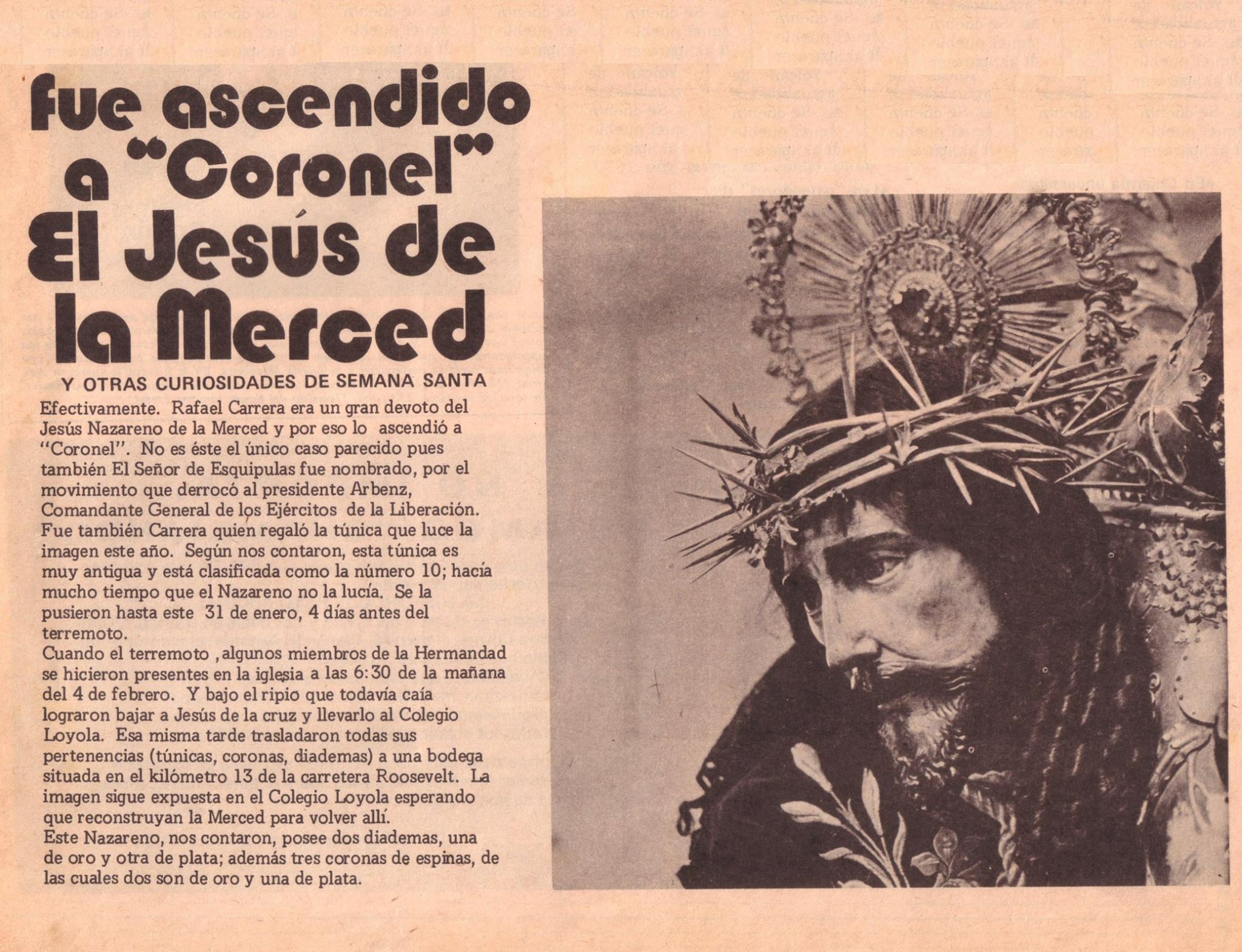 Jesús de la Merced, Coronel del Ejercito de Guatemala – www ...